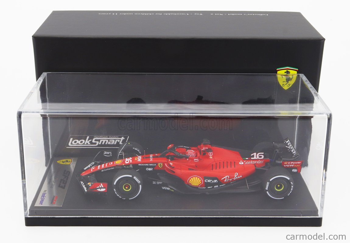 LOOKSMART LSF1051 Scale 1/43 | FERRARI F1 SF-23 TEAM SCUDERIA FERRARI N ...