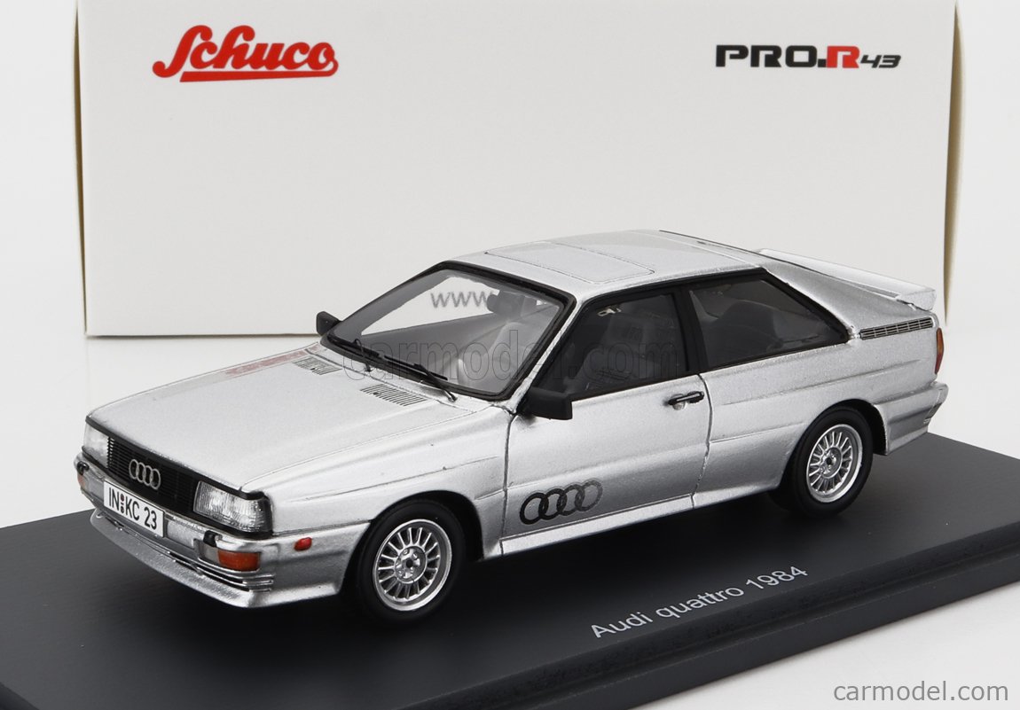 SCHUCO 450923500 Scale 1/43 | AUDI QUATTRO 1984 SILVER
