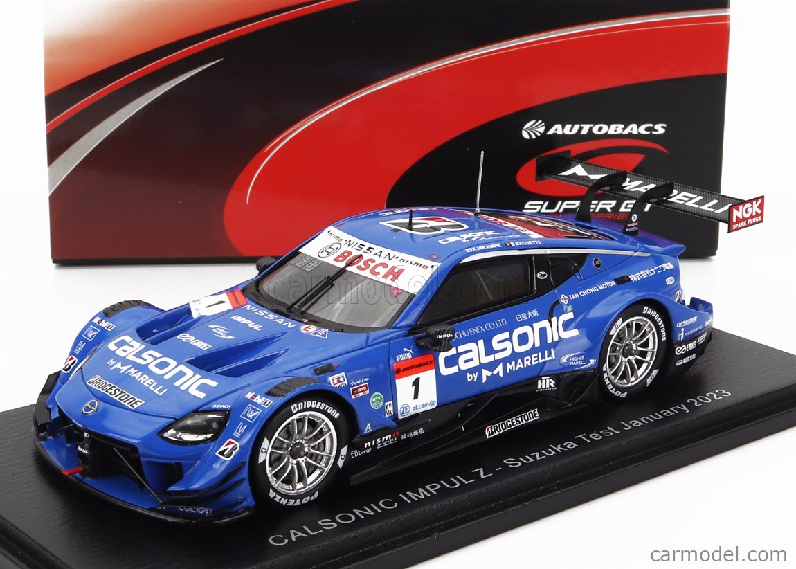 SPARK-MODEL SGT100 Masstab: 1/43 | NISSAN TYPE Z TEAM CALSONIC IMPUL N 1 GT500 CLASS SUPER GT ...