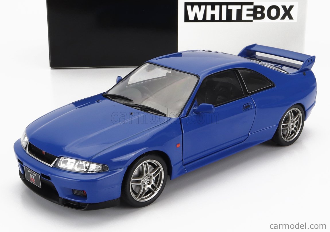 WHITEBOX WB124172-O Scale 1/24 | NISSAN SKYLINE GT-R (R33) RHD 1997 BLUE