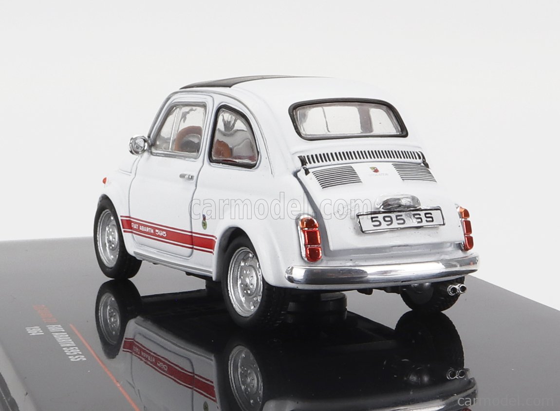IXO-MODELS CLC484N.22 Scale 1/43 | FIAT 500 ABARTH 595 SS 1965 WHITE RED