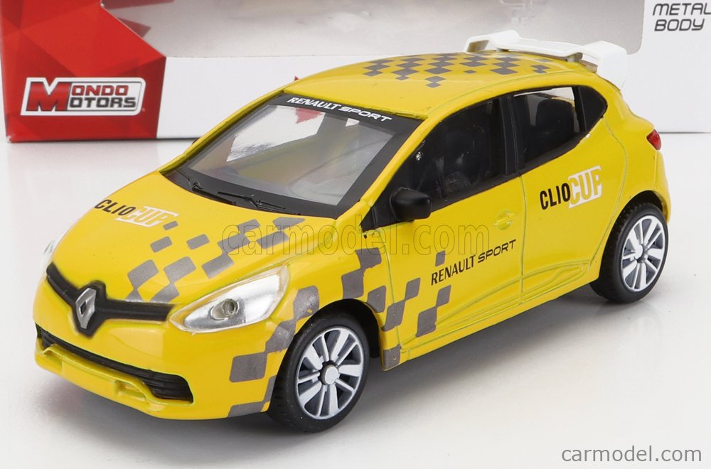 MONDOMOTORS MM53166 Scale 1/43 | RENAULT CLIO 4 RS SPORT CUP 2018 YELLOW