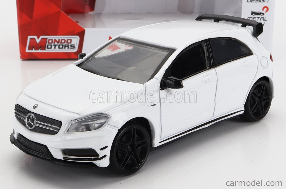MONDOMOTORS MM53216 Scale 1/43 | MERCEDES BENZ A-CLASS A45 AMG 2015 WHITE