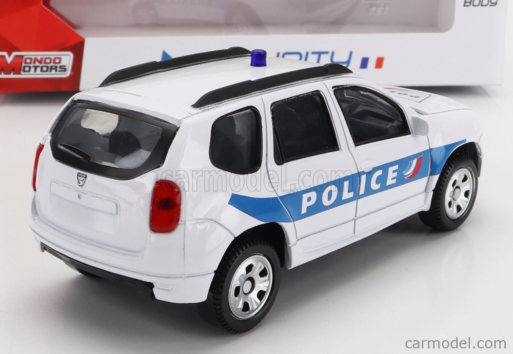 MONDOMOTORS MM53138 Scale 1/43 | DACIA DUSTER POLICE 2020 WHITE