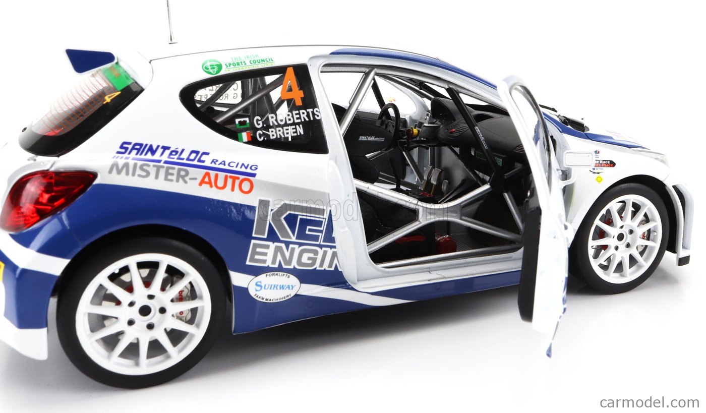 SUN-STAR 05438 Scale 1/18 | PEUGEOT 207 S2000 N 4 RALLY CIRCUIT OF ...