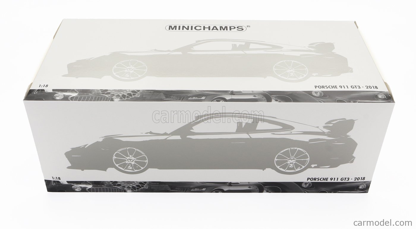 MINICHAMPS 110067026 Escala 1/18 | PORSCHE 911 991 GT3 COUPE 2018 DARK ...