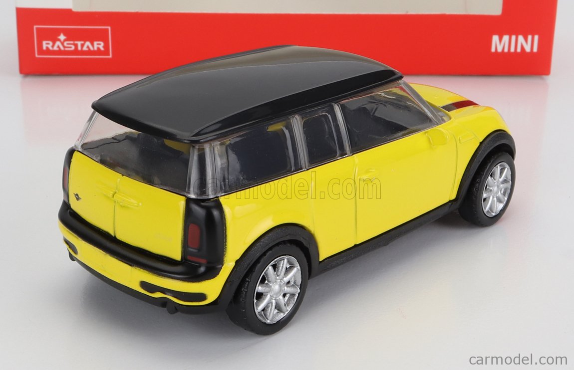 RASTAR 37300Y Scale 1/43 | MINI COOPER CLUBMAN 2007 YELLOW BLACK