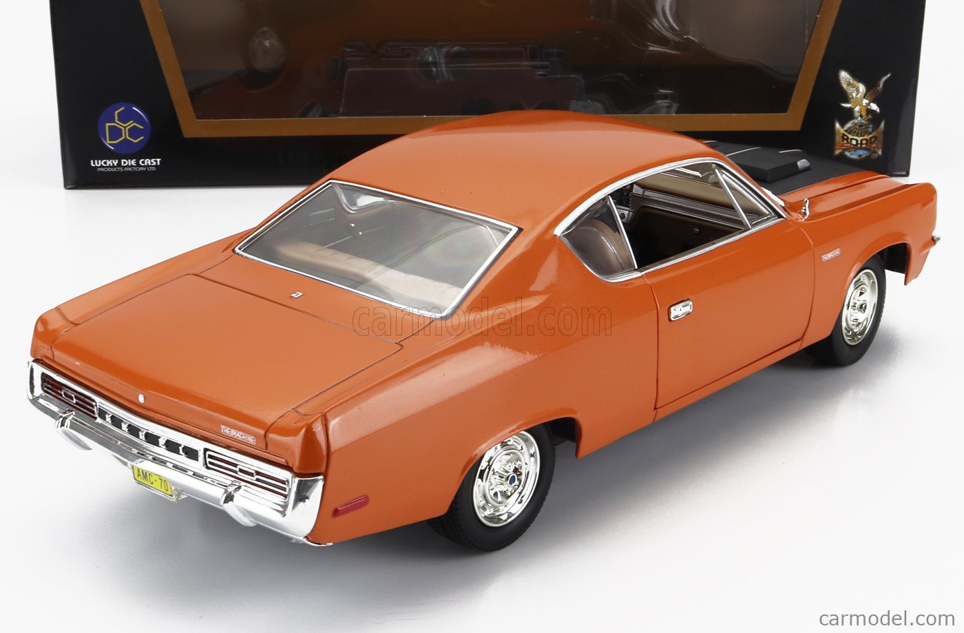 LUCKY-DIECAST LDC92778OR Scale 1/18 | AMC REBEL COUPE 1970 ORANGE