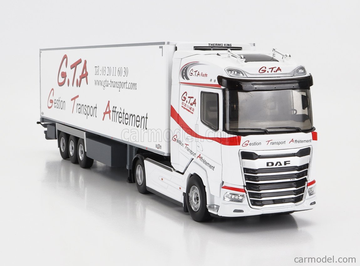 ELIGOR 117665 Масштаб 1/43 | DAF XG TRUCK SEMI-FRIGO G.T.A. TRANSPORTS 2022 - TRAILER CHEREAU ...