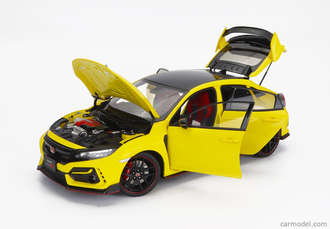 AUTOART 73225 Scale 1/18 | HONDA CIVIC TYPE R (FK8) 2021 YELLOW