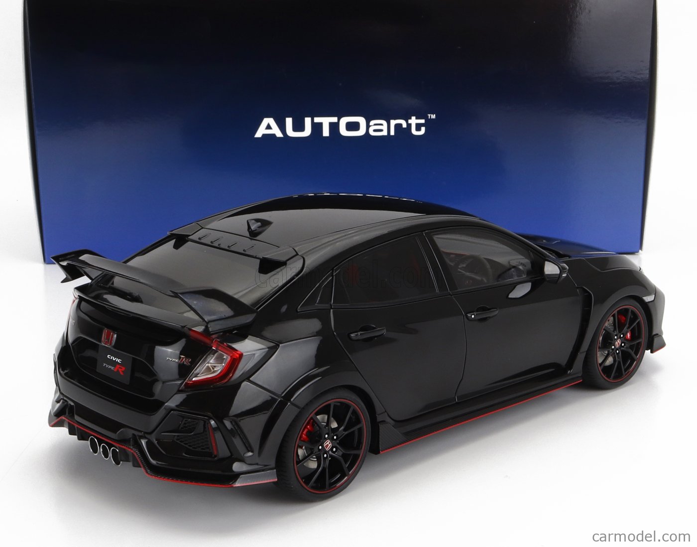 AUTOART 73222 Scale 1/18 | HONDA CIVIC TYPE R (FK8) 2021 BLACK
