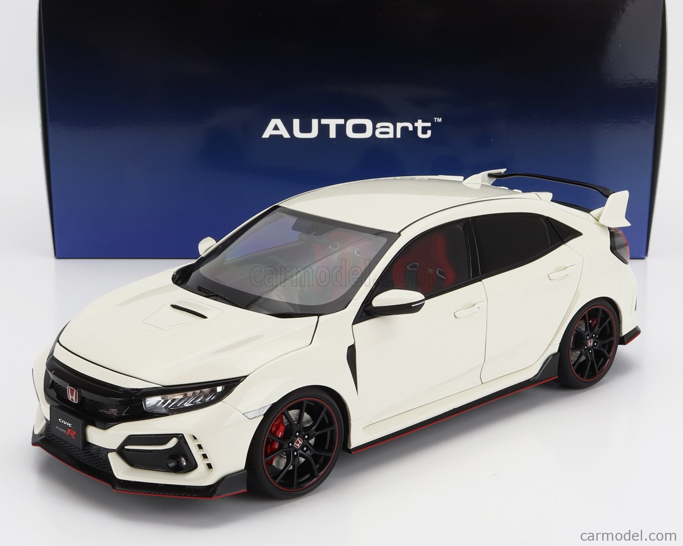 AUTOART 73220 Scale 1/18 | HONDA CIVIC TYPE R (FK8) 2021 WHITE