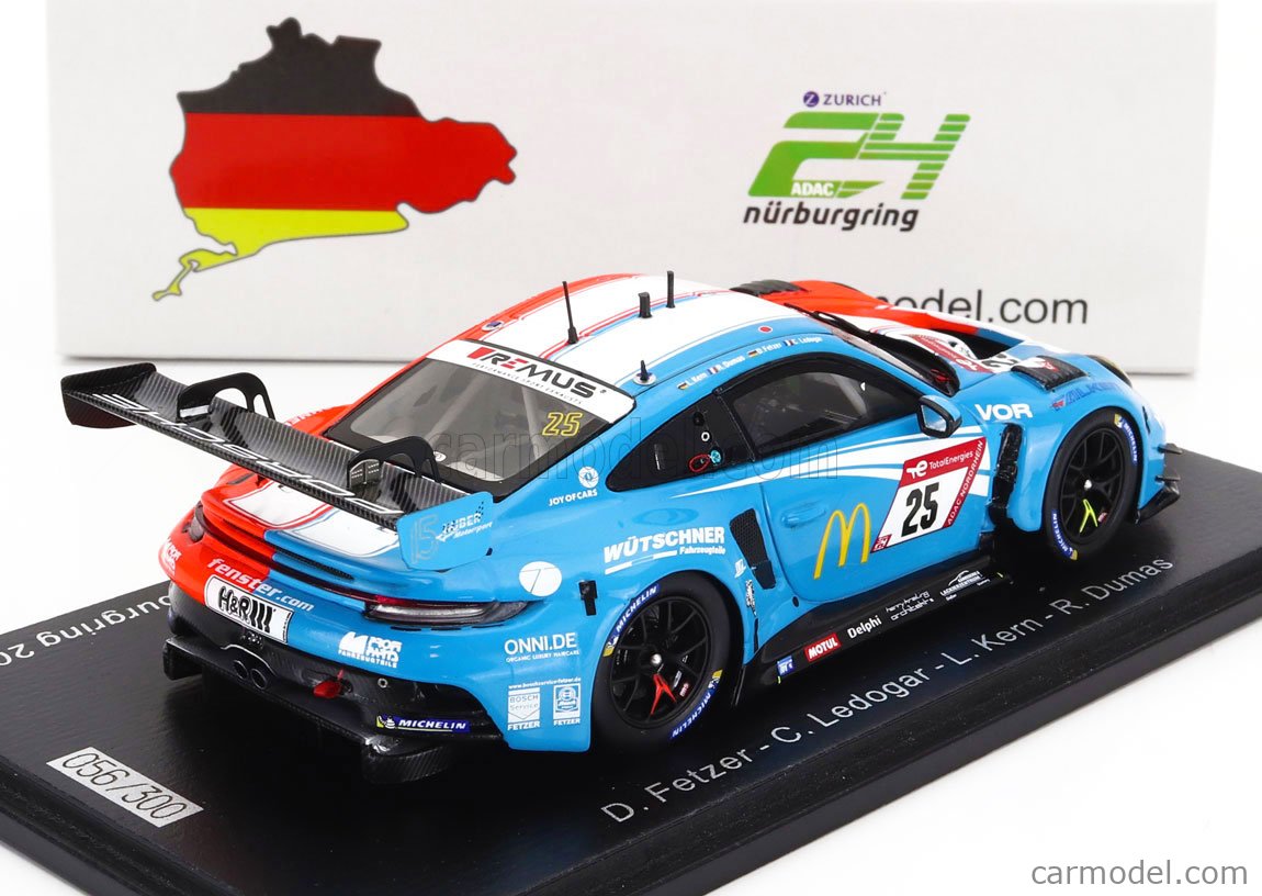 SPARK-MODEL SG917 Scale 1/43 | PORSCHE 911 992 GT3 R TEAM HUBER ...