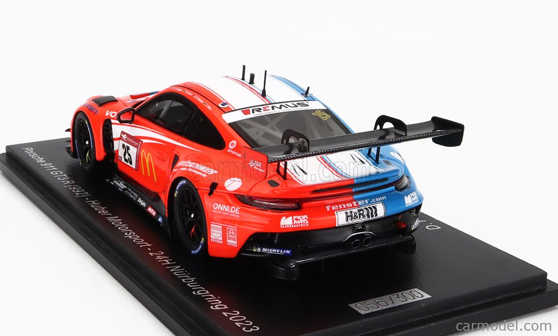 SPARK-MODEL SG917 Scale 1/43 | PORSCHE 911 992 GT3 R TEAM HUBER ...