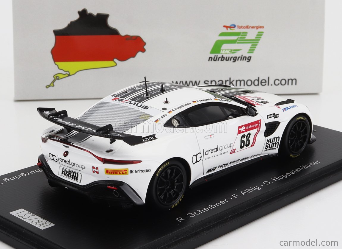SPARK-MODEL SG916 Scale 1/43 | ASTON MARTIN VANTAGE AMR GT4 TEAM DORR ...