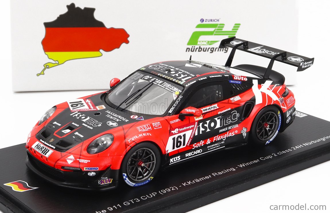 SPARK-MODEL SG909 Scale 1/43 | PORSCHE 911 992 GT3 CUP TEAM KRAMER ...