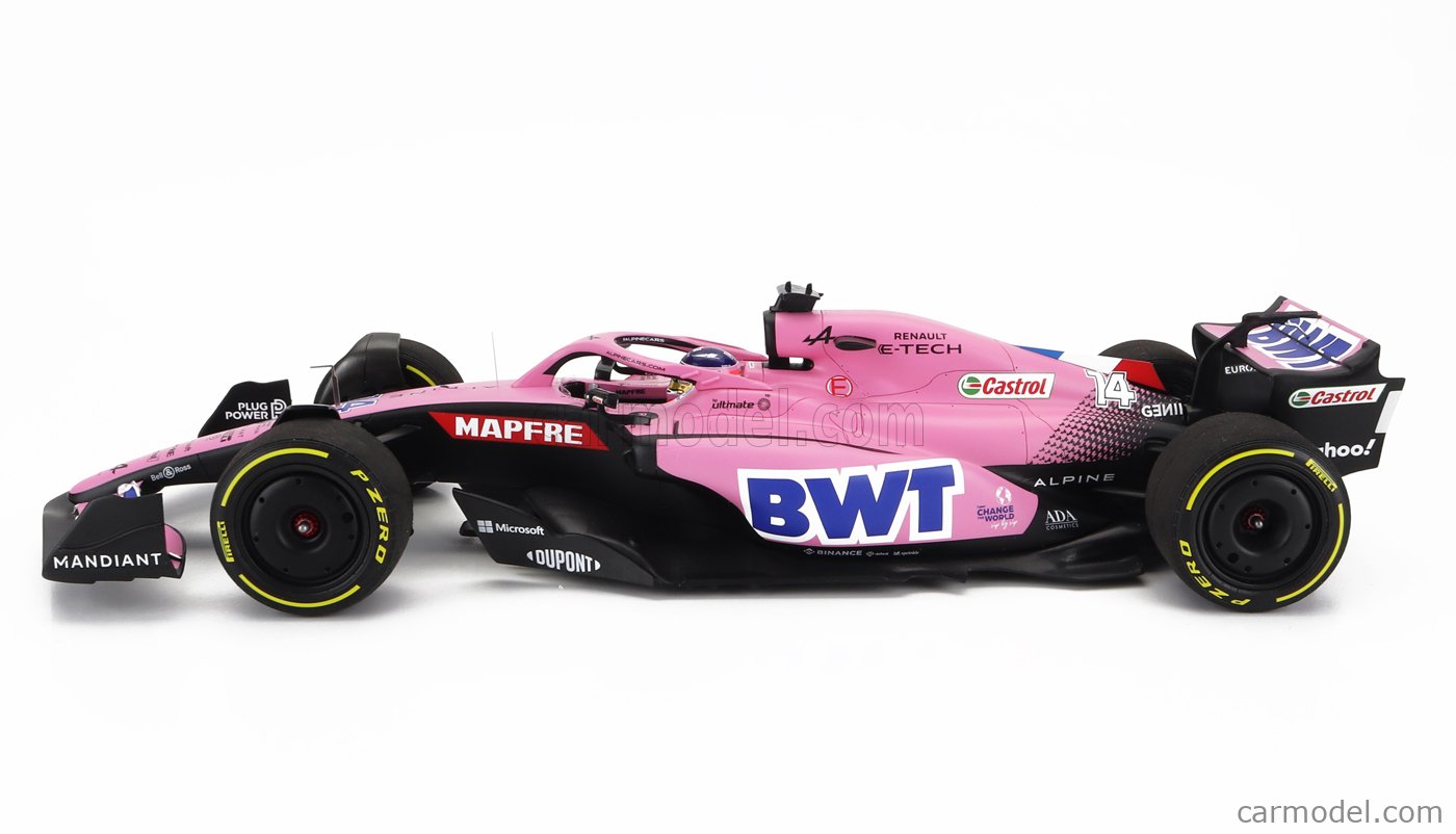 MINICHAMPS 147220114 Scale 1/18 | ALPINE F1 A522 TEAM ALPINE BWT N 14 ...