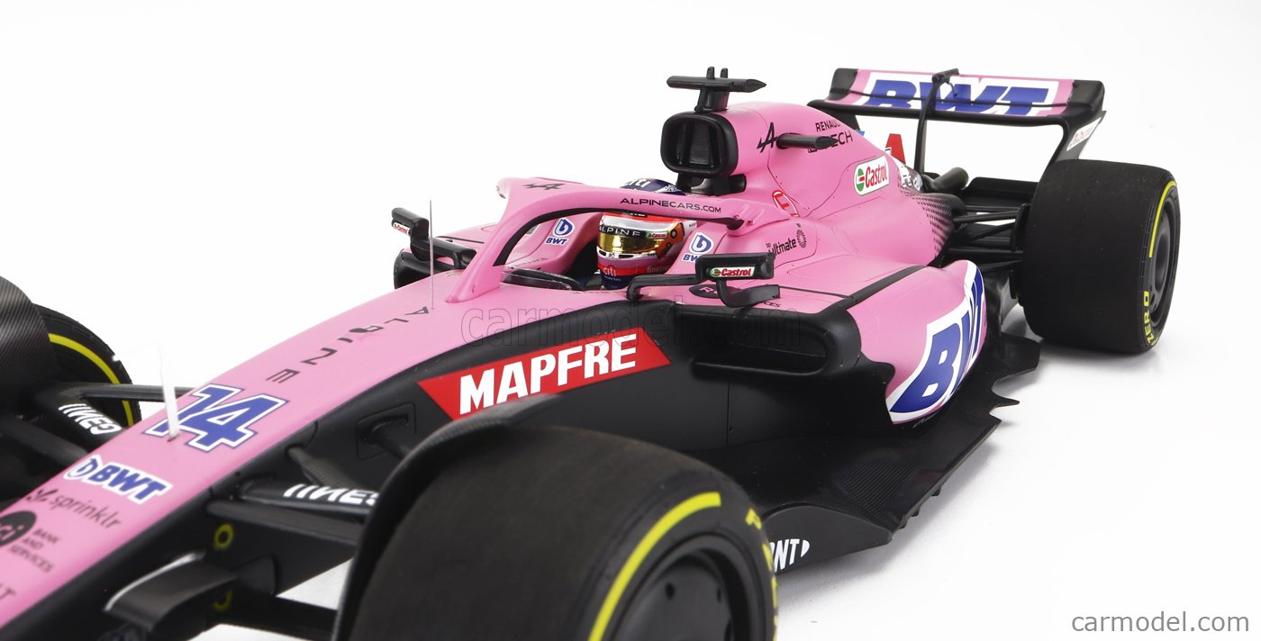 MINICHAMPS 147220114 Scale 1/18 | ALPINE F1 A522 TEAM ALPINE BWT N 14 ...