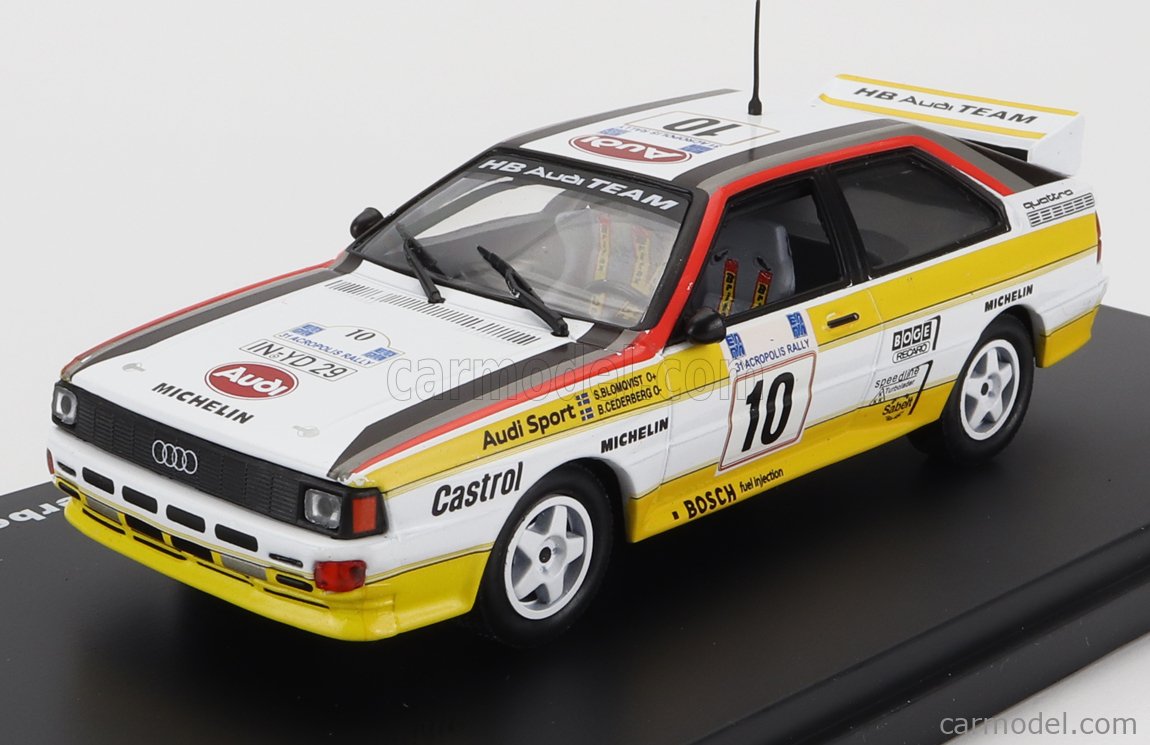 EDICOLA WRCOFCOLL006 Scale 1/43 | AUDI QUATTRO N 10 WINNER RALLY ...