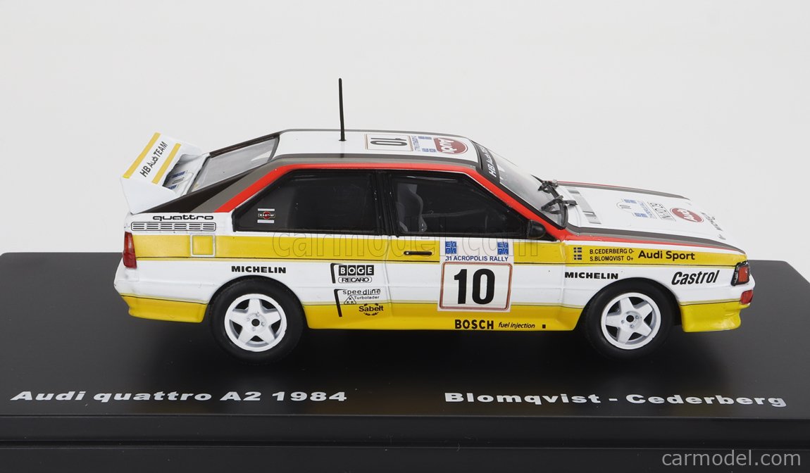 EDICOLA WRCOFCOLL006 Scale 1/43 | AUDI QUATTRO N 10 WINNER RALLY ...