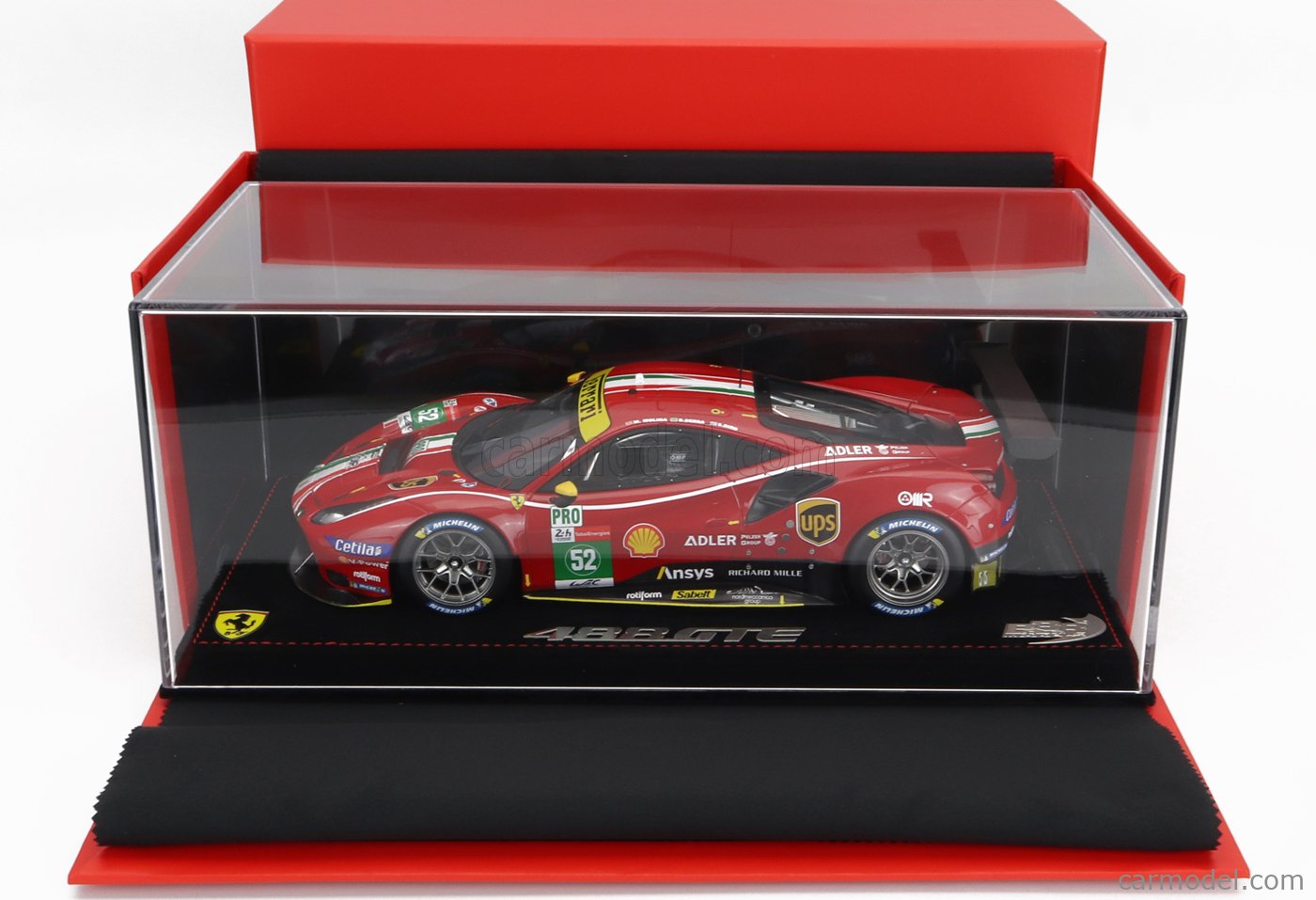 BBR-MODELS P18213B-VET Scala 1/18 | FERRARI 488 GTE 3.9L TURBO V8 TEAM ...