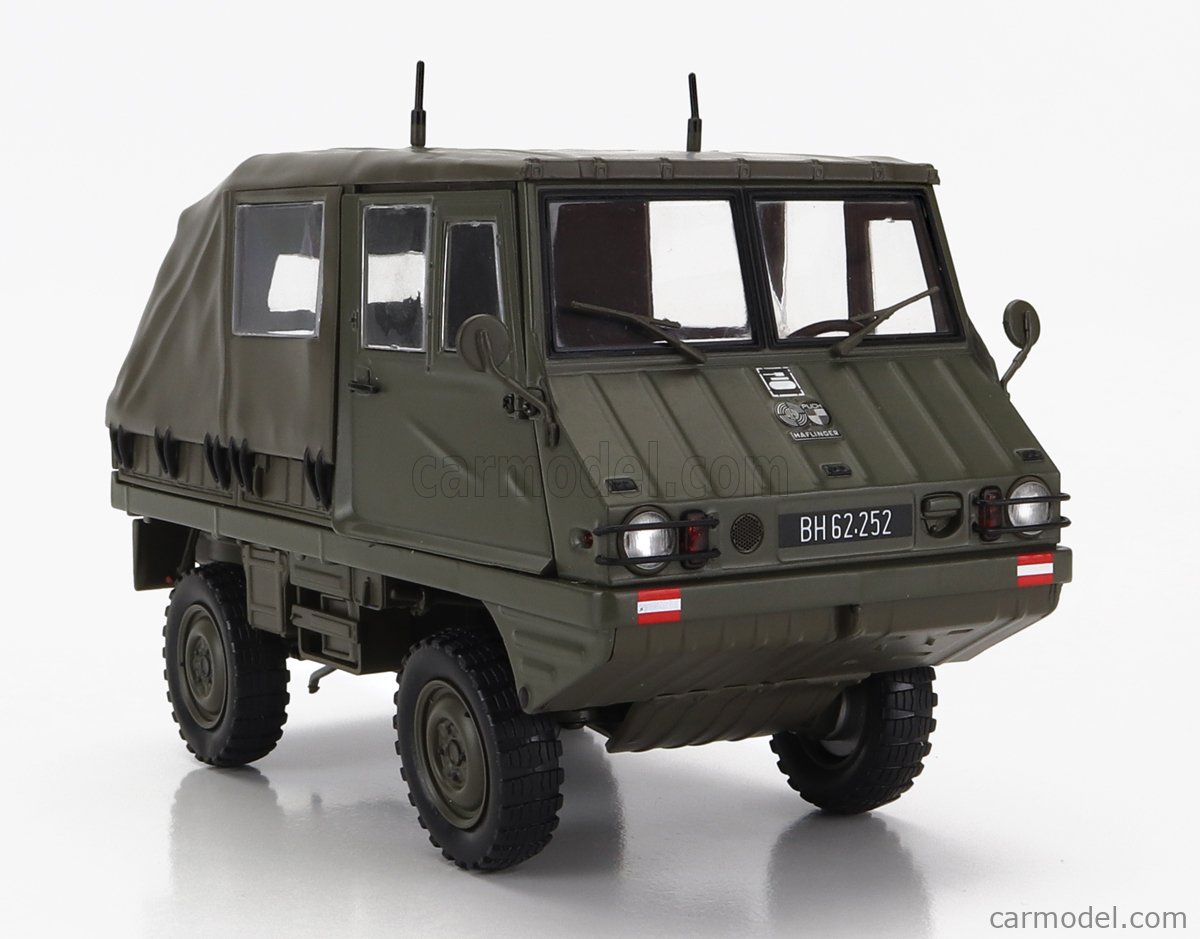 SCHUCO 450044100 Scale 1/18 | STEYR-PUCH HAFLINGER FUNKWAGEN OBH 1975 ...