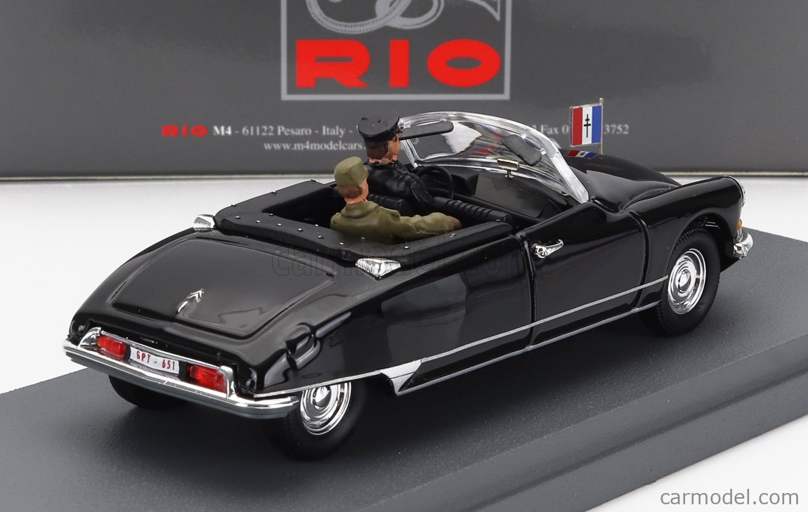 RIO-MODELS 4212/2P Scale 1/43 | CITROEN DS19 CABRIOLET PERSONAL CAR ...