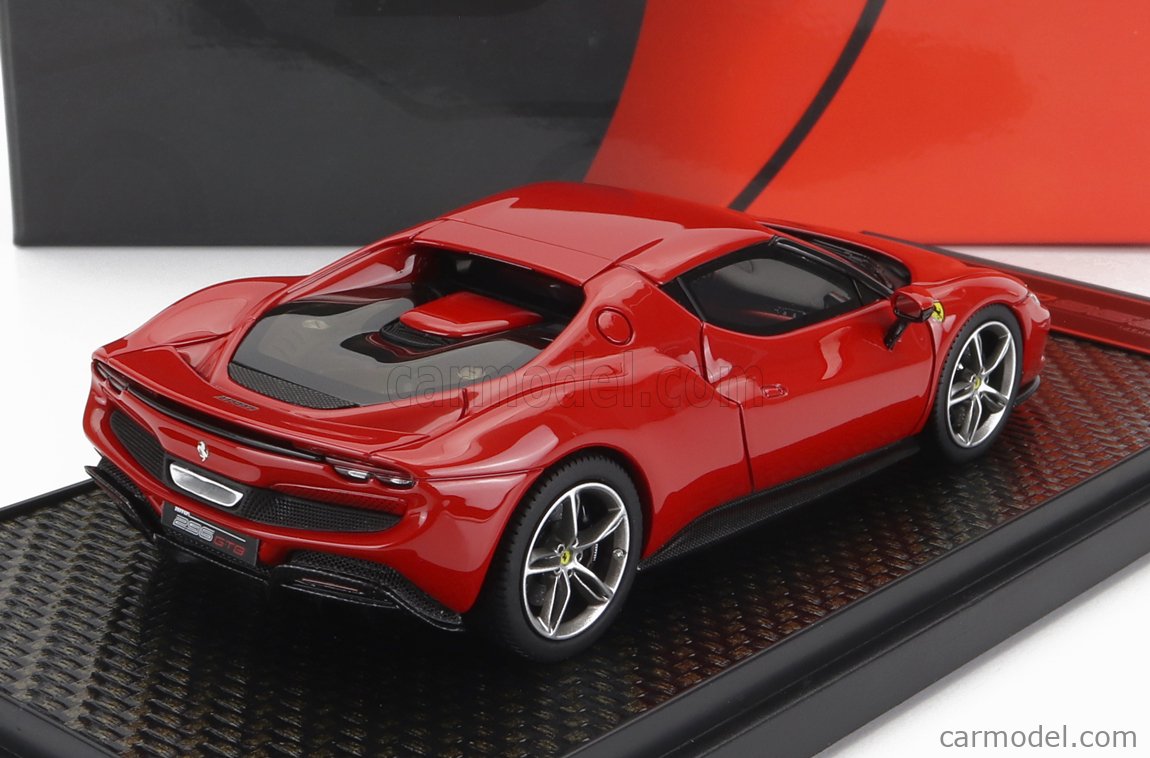 BBR-MODELS BBRC264A Scale 1/43 | FERRARI 296 GTB HYBRID 830HP V6 2021 ROSSO CORSA 322 - RED