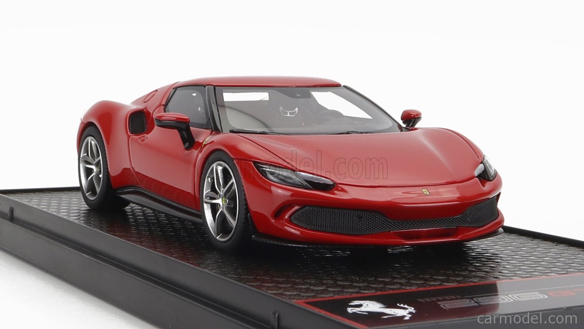 BBR-MODELS BBRC264A Scale 1/43 | FERRARI 296 GTB HYBRID 830HP V6 2021 ROSSO CORSA 322 - RED