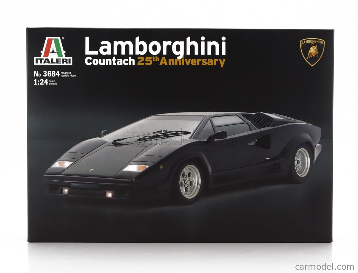 ITALERI IT3684 Scale 1/24 | LAMBORGHINI COUNTACH 25th ANNIVERSARY 1989