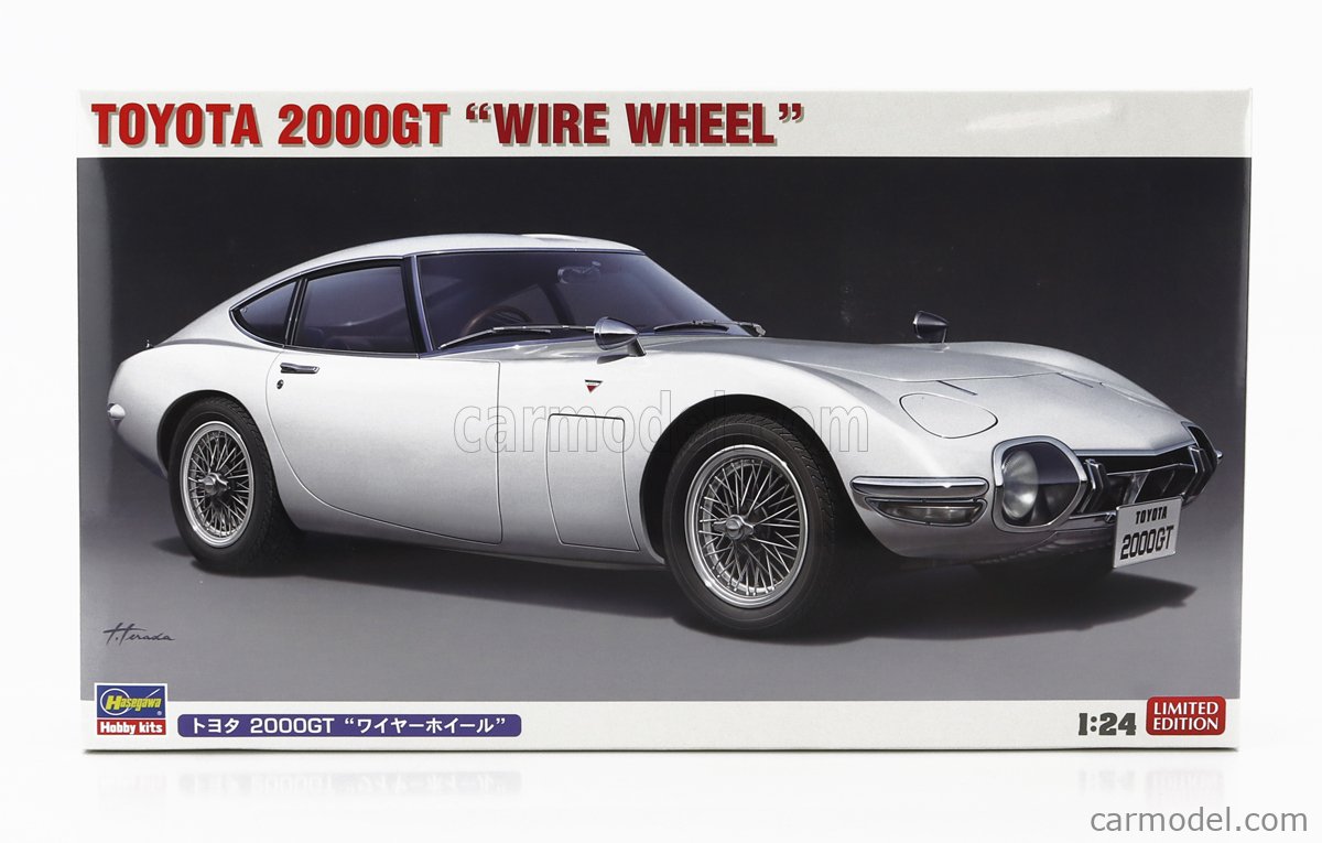 HASEGAWA 20617 Scale 1/24 | TOYOTA 2000GT COUPE WIRE WHEELS 1967
