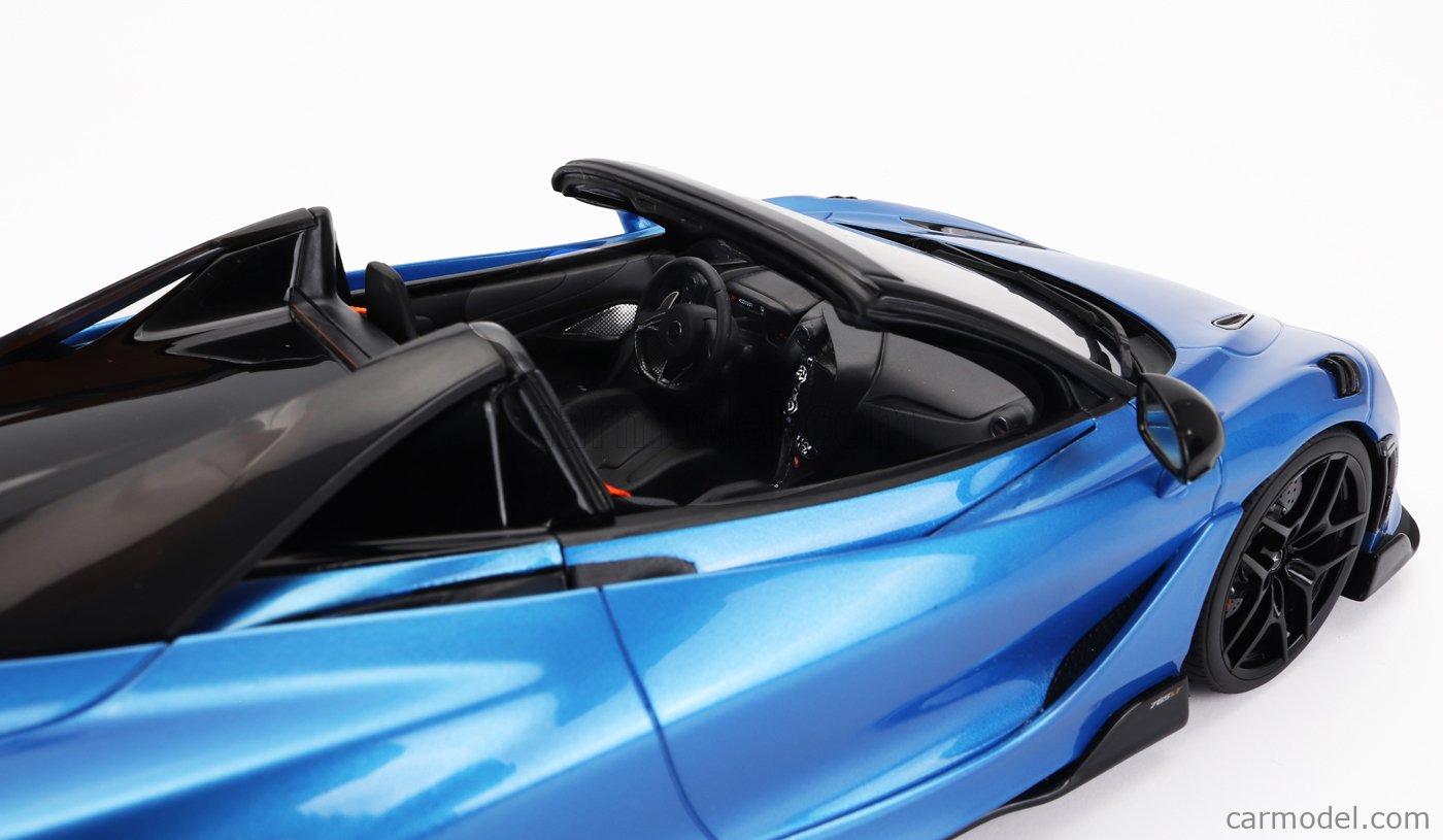 GT-SPIRIT GT886 Escala 1/18 | McLAREN 765LT SPIDER 2021 AMIT BLUE