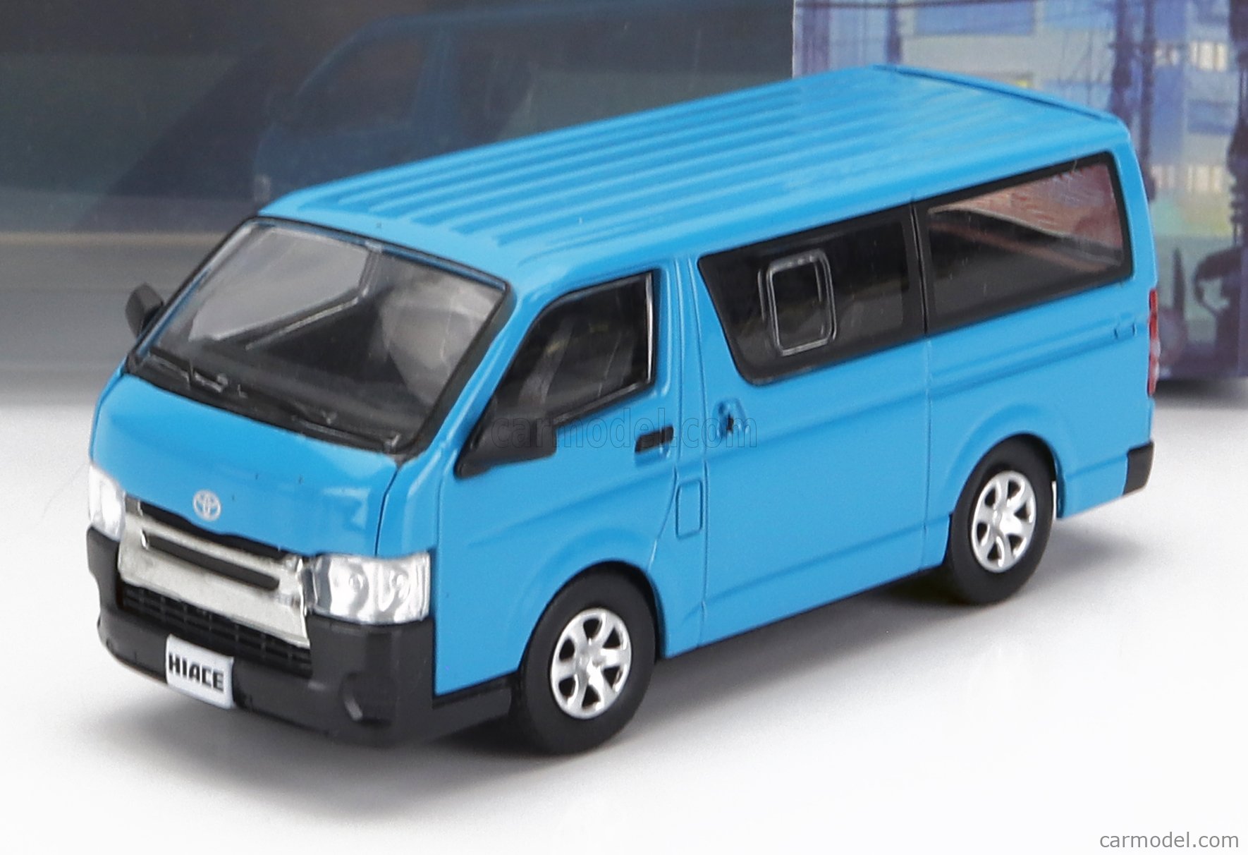 BM-CREATIONS BM64B0236LHD Scale 1/64 | TOYOTA HIACE VAN 2016 BLUE