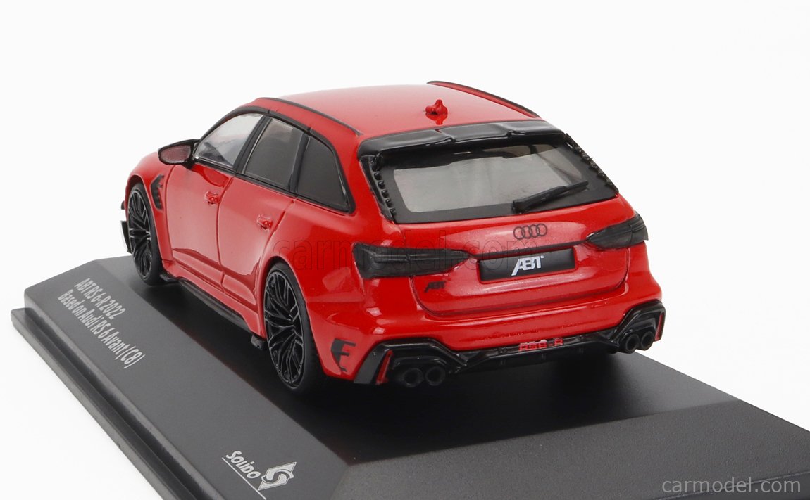 SOLIDO 4310706 Scala 1/43 | AUDI A6 RS6-R ABT SW STATION WAGON 2022 RED
