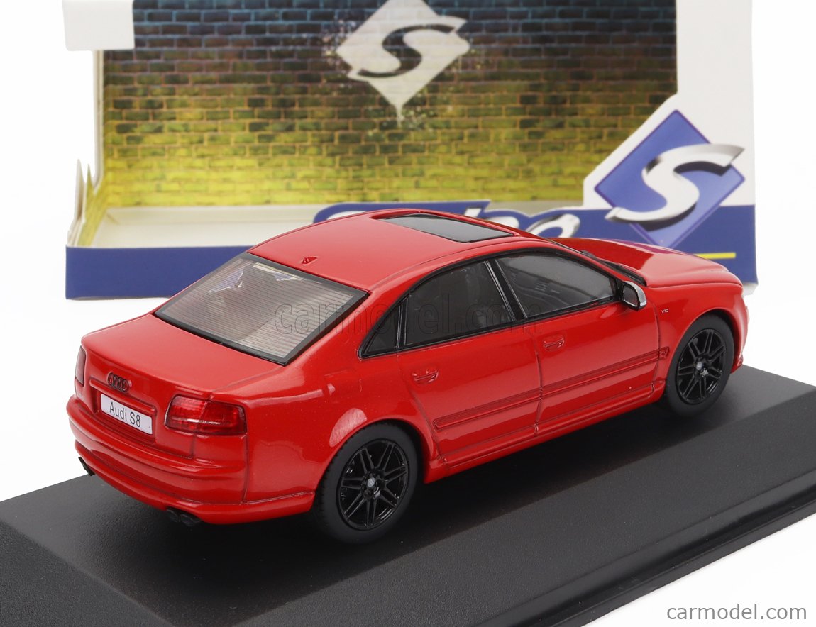 SOLIDO 4313304 Scala 1/43 | AUDI A8 S8 (D3) 5.2i V10 2010 RED