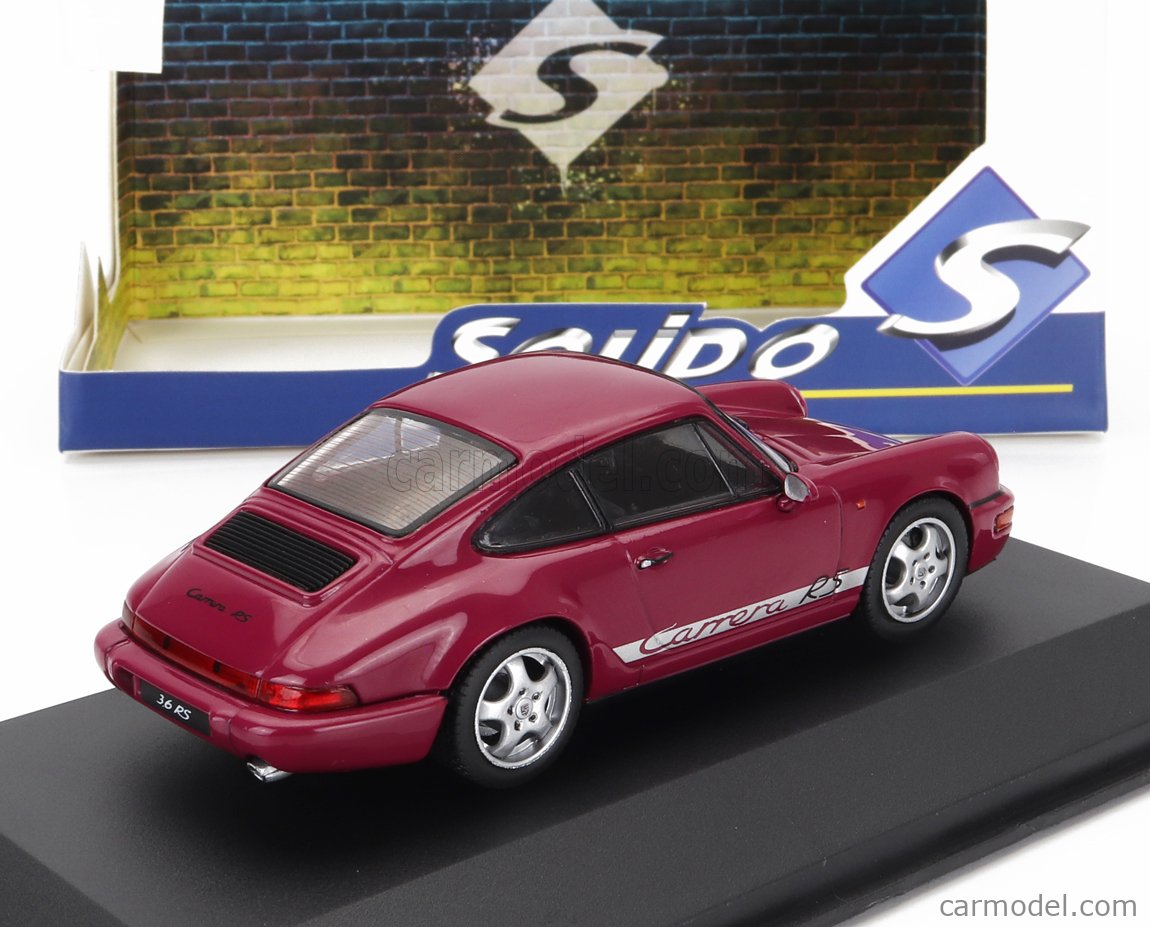 SOLIDO 4312902 Scale 1/43 | PORSCHE 911 964 RS COUPE 1992 RED