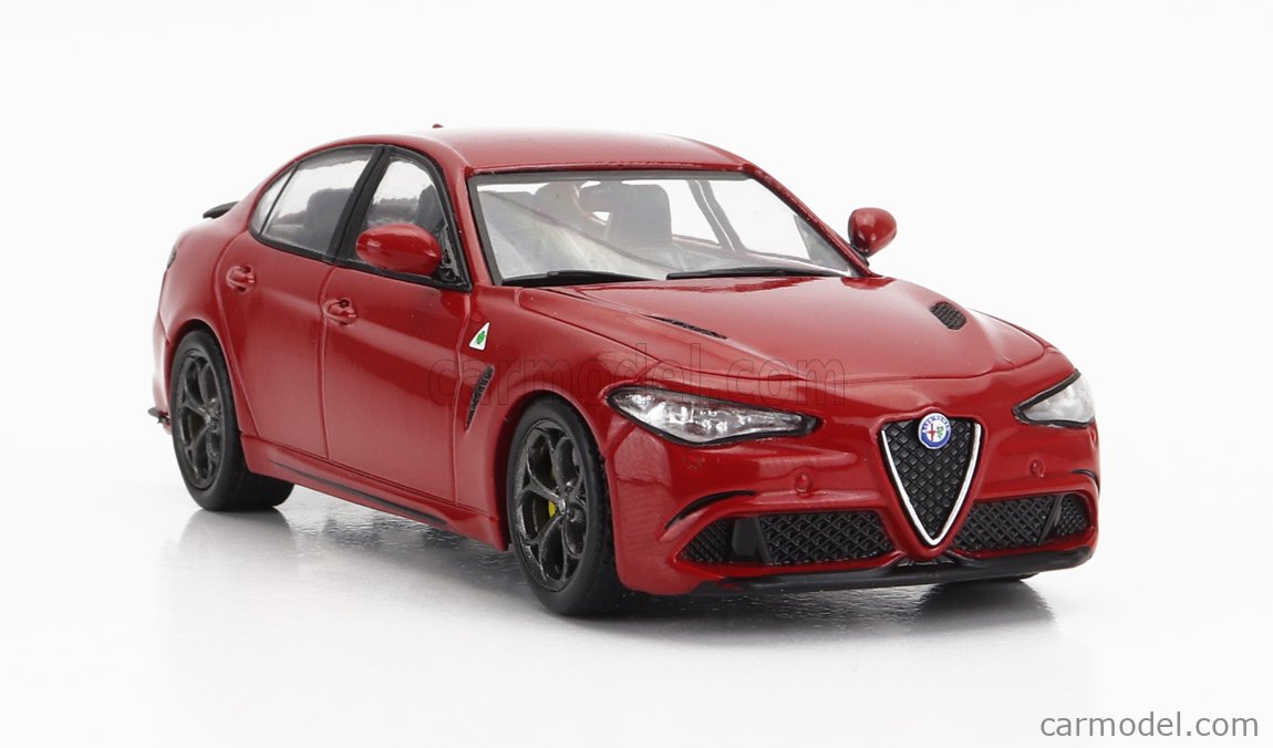 SOLIDO 4313103 Scale 1/43 | ALFA ROMEO GIULIA QUADRIFOGLIO BITURBO 2019 RED