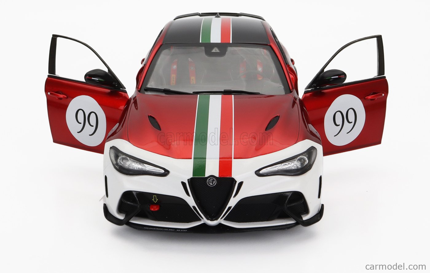 SOLIDO 1806904 Scale 1/18 | ALFA ROMEO GIULIA GTAm N 99 RACING 2022 ...