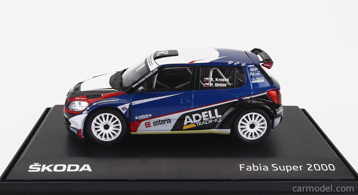 ABREX 143XAB-604TK Escala 1/43 | SKODA FABIA II FL S2000 TEAM ADELL ...