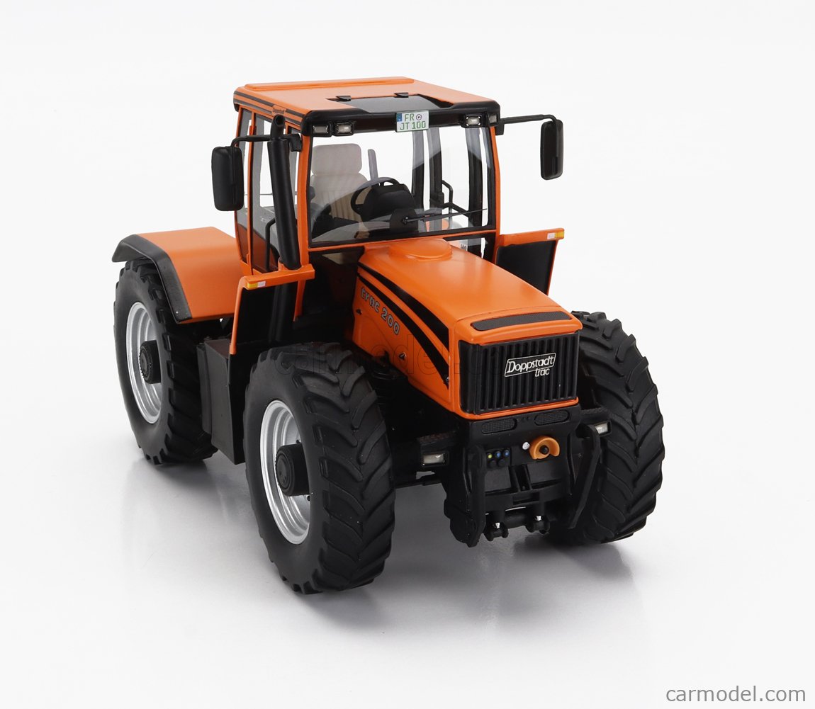 SCHUCO 450929700 Scale 1/32 | DOPPSTADT 200 TRACTOR 1995 ORANGE BLACK