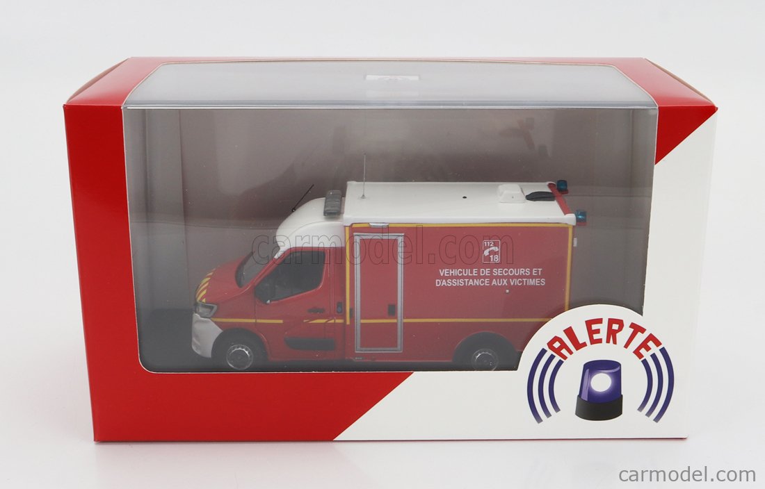 ALERTE ALERTE0143 Escala 1/43 | RENAULT MASTER VAN WAS SDIS 77 VEHICULE ...
