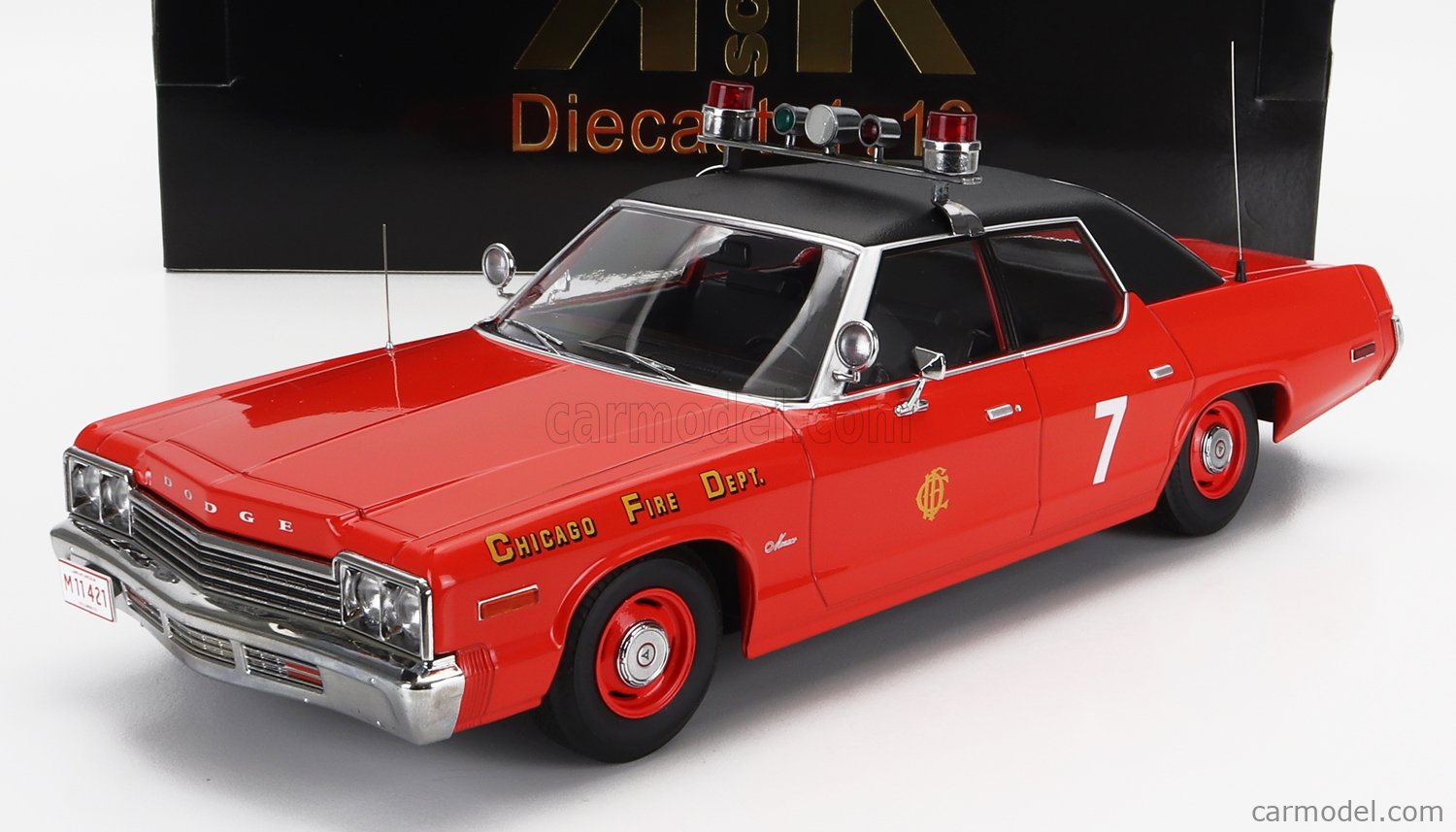 KK-SCALE KKDC181125 Scale 1/18 | DODGE MONACO N 7 CHICAGO FIRE ENGINE ...