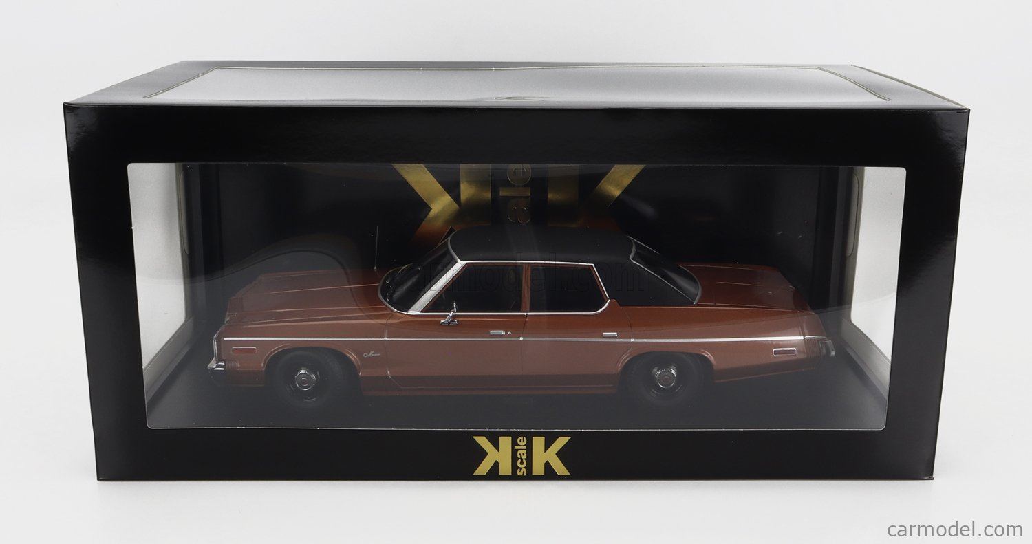 KK-SCALE KKDC181123 Scale 1/18 | DODGE MONACO 1974 BROWN BLACK