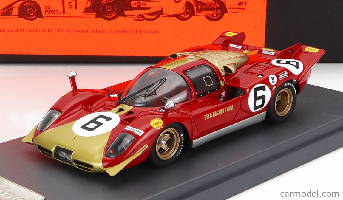 REMEMBER 169463 Echelle 1/43 | FERRARI 512S 5.0L V12 BERLINETTA ch.1018 ...