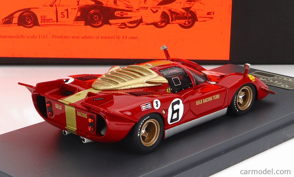 REMEMBER 169463 Echelle 1/43 | FERRARI 512S 5.0L V12 BERLINETTA ch.1018 ...