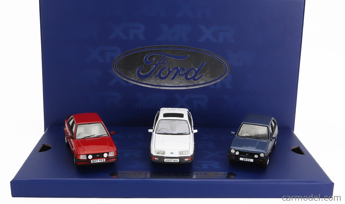 VANGUARDS VC01301 Scale 1/43 | FORD ENGLAND XR COLLECTION SET 3X ESCORT ...
