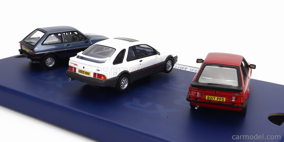 VANGUARDS VC01301 Scale 1/43 | FORD ENGLAND XR COLLECTION SET 3X ESCORT ...