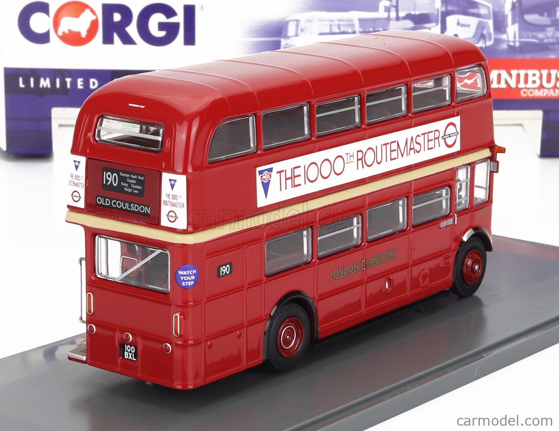 CORGI OM46318 Scale 1/76 | ROUTEMASTER RML 2757 AUTOBUS LONDON ...
