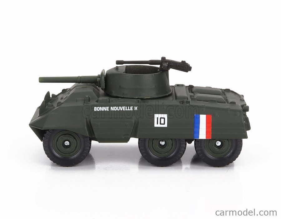 CORGI CS90640 Scale 1/87 | TANK M8 GREYHOUND 1945 - CM. 7.0 MILITARY GREEN