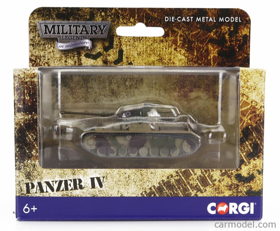 CORGI CS90635 Scale 1/87 | TANK PANZER IV 1945 - CM. 7.5 MILITARY ...